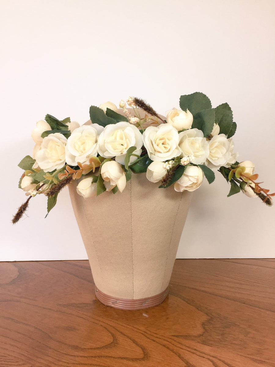 Ivory White Rose Flower Crown – maidenlaneboutique